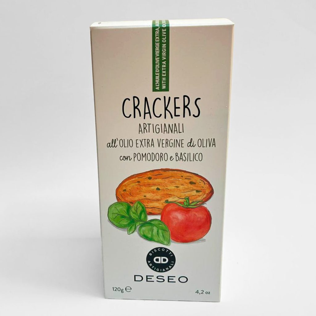 CRACKERS TOMATE BASILIC - Épicerie l'Idéal